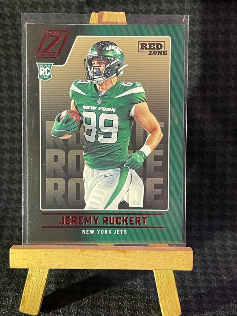 🏈 2022 Zenith Jeremy Ruckert Red Zone Parallel Rookie Card 🛩️ | eBay