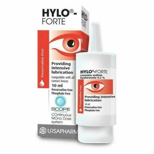 Hylo Forte Eye Drops 10ml - For management of dry eye conditions - Free ...