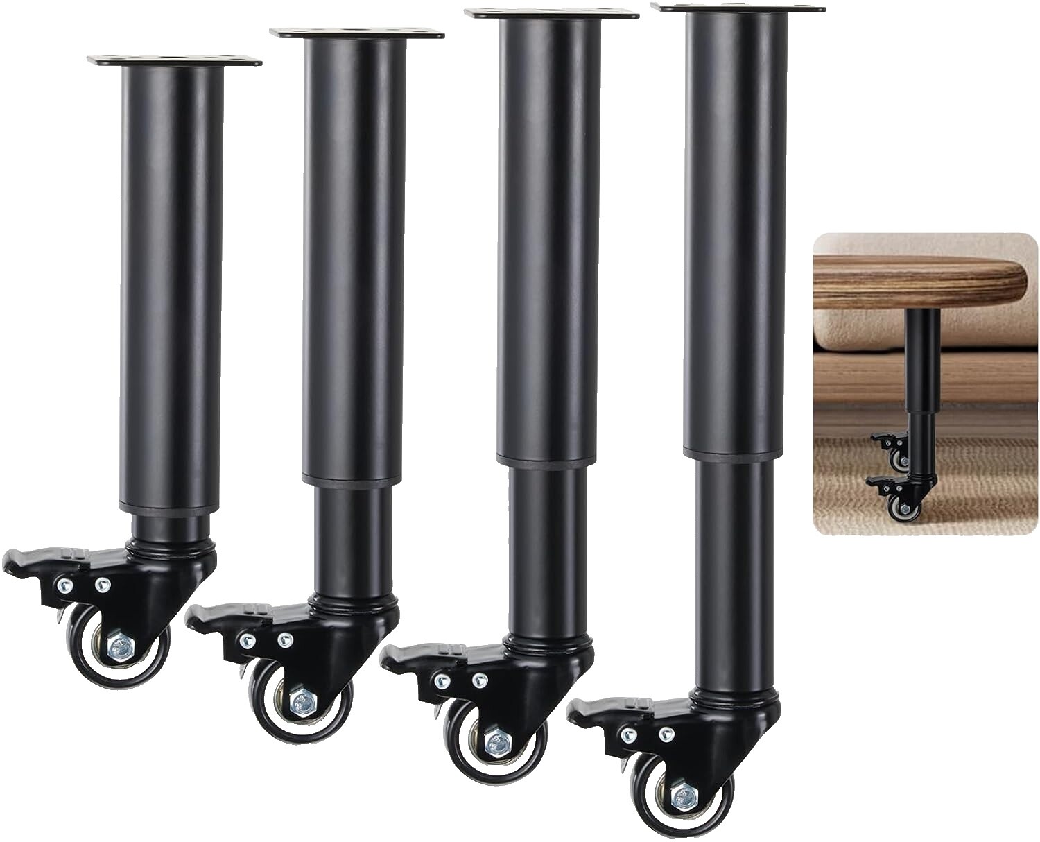 Furniture Legs with Casters | eBay