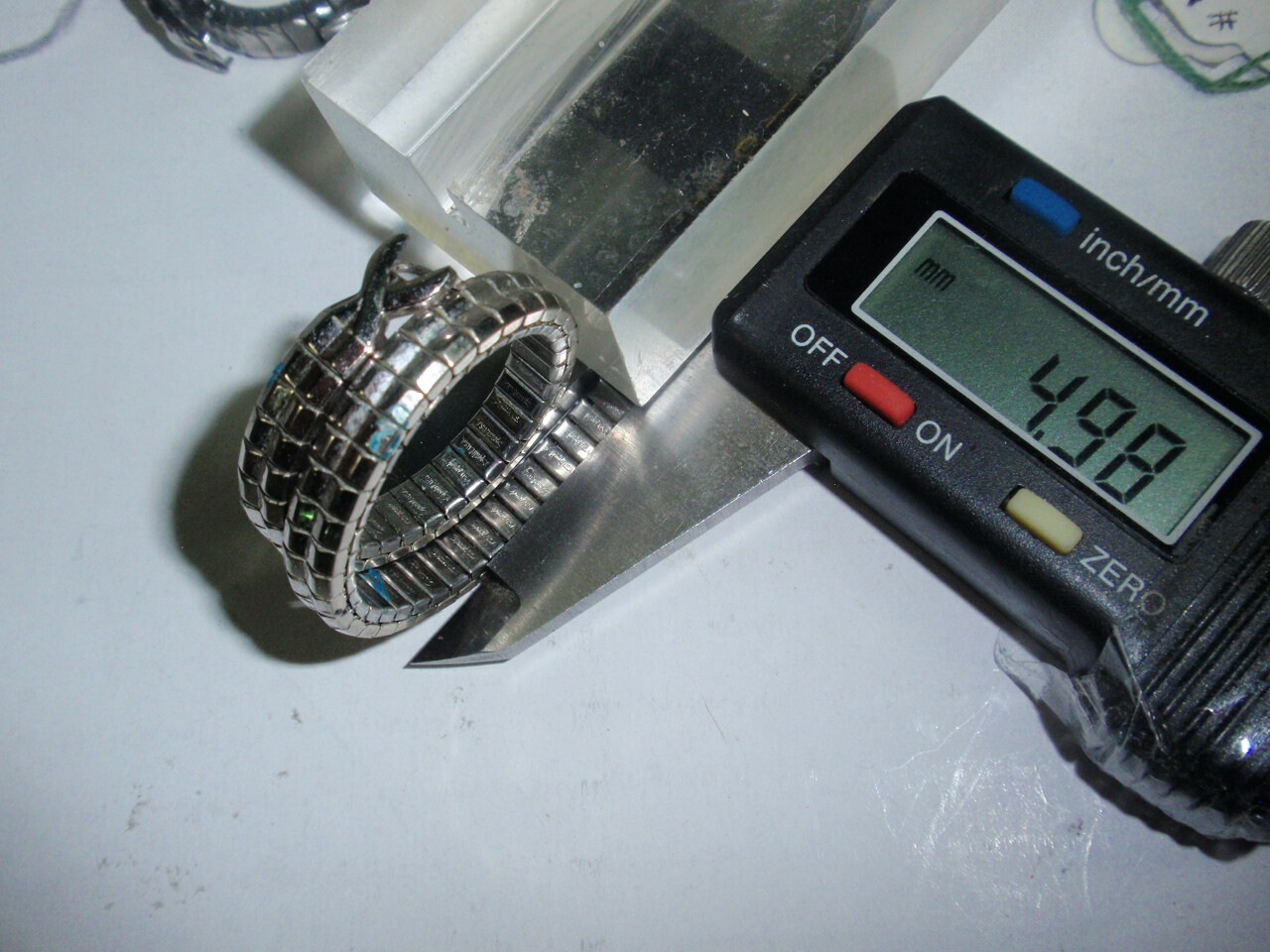 New~ Speidel USA ~ Hook end 5mm C Ring ~Watch Band Twist-O-Flex 6" #HB ...