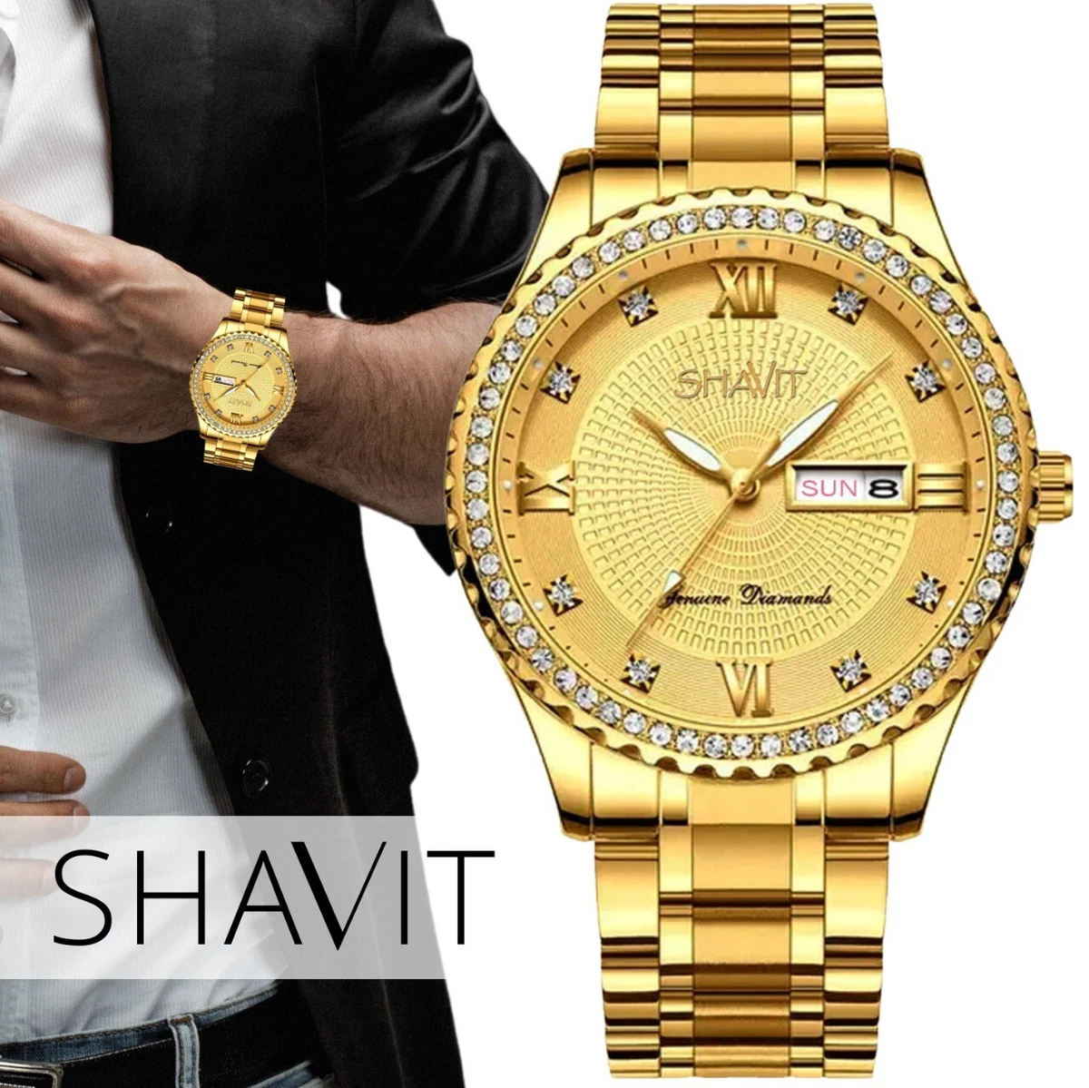 Luxury Gold Watches Men