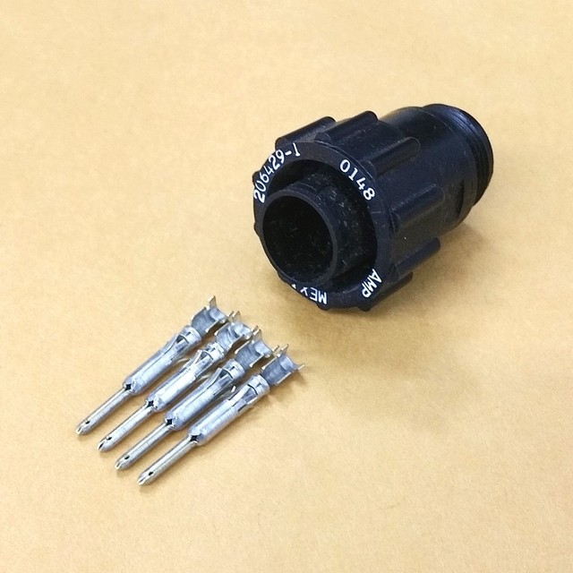 206429-1 Te CONNECTIVITY Tyco Amp Circular Connector Size 11 4pos Plug ...