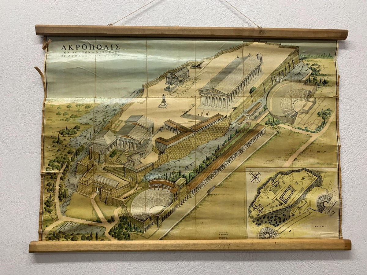 Athenian Acropolis Map