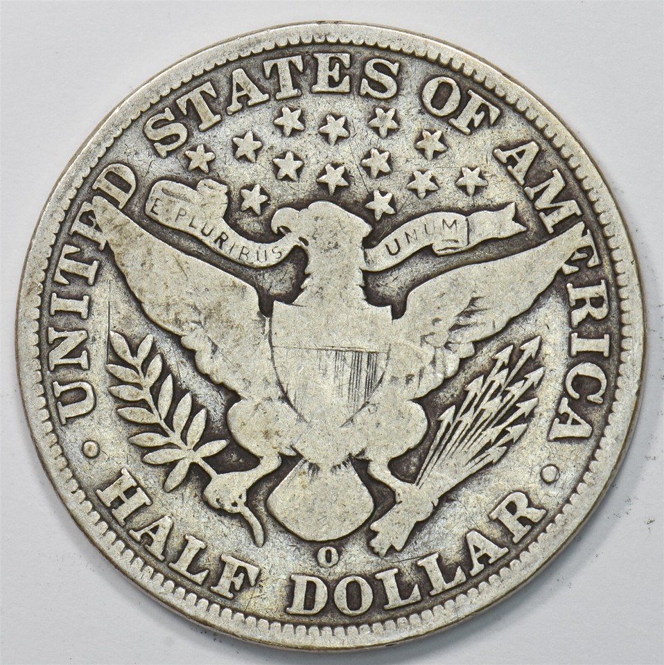 US 1904-O Barber Half Dollar 90% Silver 0080 combine shipping *SFCOIN ...