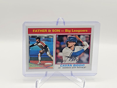 2025 Topps Heritage Baseball #68 Cavan Biggio/Craig Biggio FATHER & SON ...