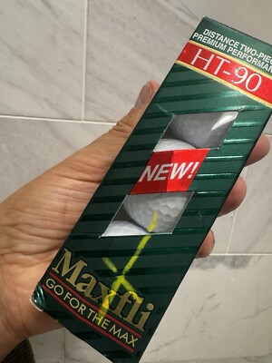 Maxfli HT 90 3 Golf Balls ~ Golf Collectible New Vintage | eBay