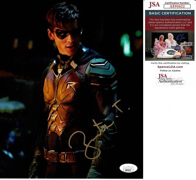 BRENTON THWAITES as ROBIN SIGNED 8x10 PHOTO "TITANS" JSA COA | eBay