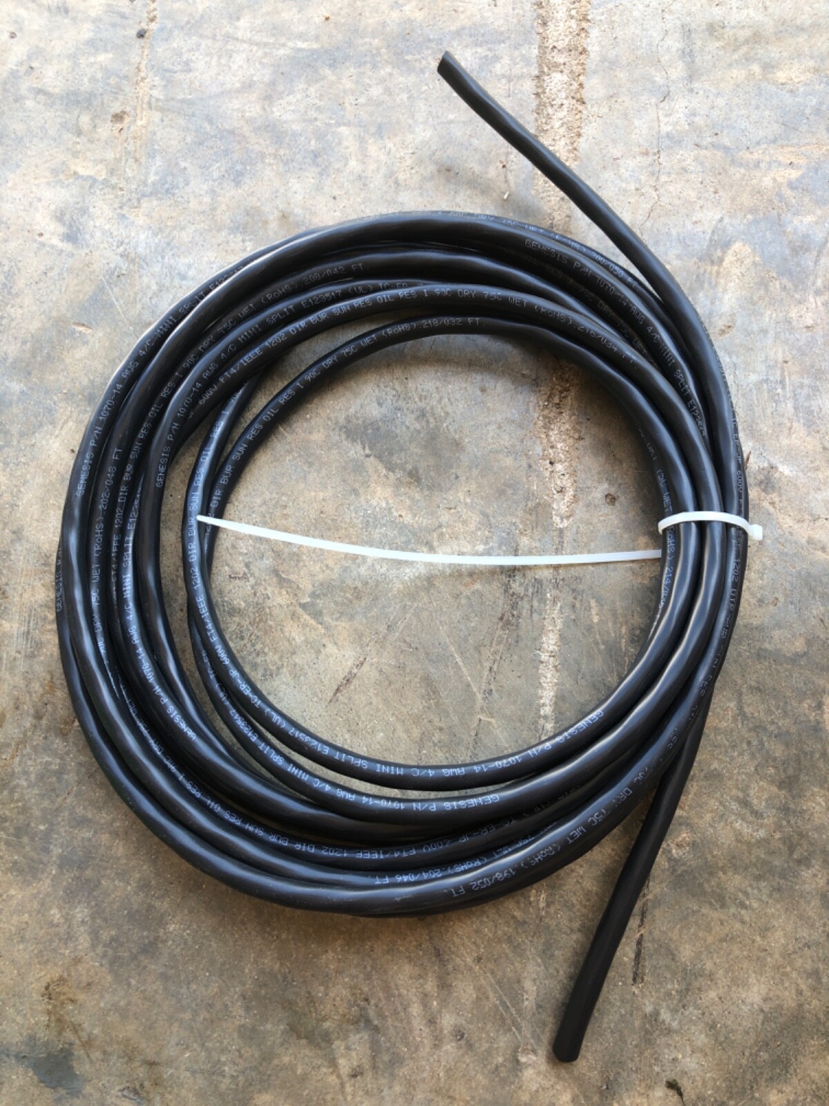 Mini Split Connecting Cable - 14 GA - 4 Conductors - Stranded - 25 ...