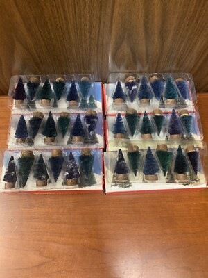 6 Sets Of Liberty Falls Americana Collection 6 Miniature Trees ...