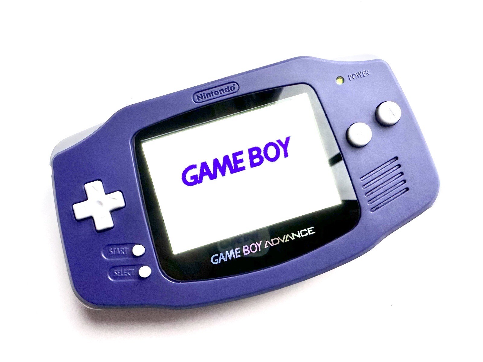 BOXED BACKLIT PURPLE GRAPE NINTENDO GAMEBOY ADVANCE IPS BACKLIGHT GAME ...