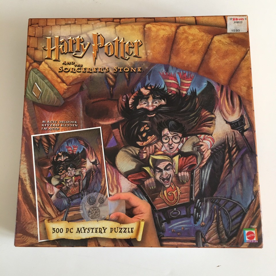 Harry Potter Puzzle Sorcerer's Stone Mystery Decoder 300 Gringotts ...