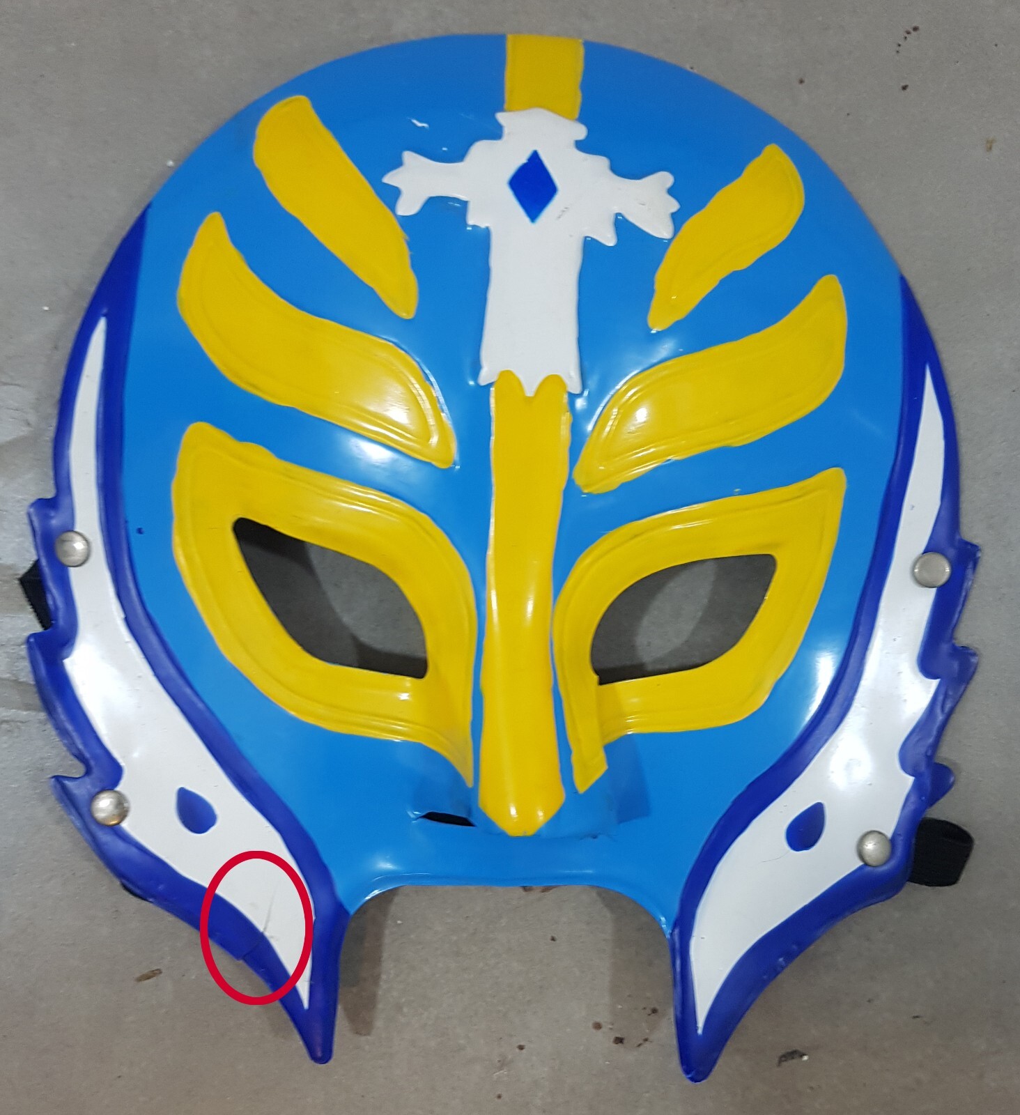 Rey Mysterio Mask Plastic WWE Lucha LWO WCW 619 | eBay