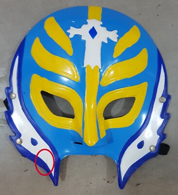 Rey Mysterio Mask Plastic WWE Lucha LWO WCW 619 | eBay