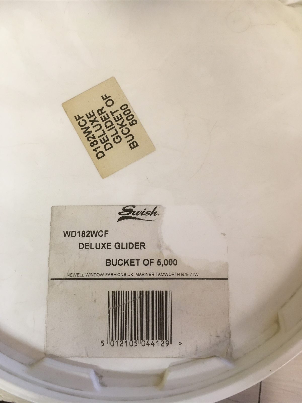 WD182 Genuine Swish ® DELUXE PVC Track, Gliders, White (20 pcs) | eBay UK