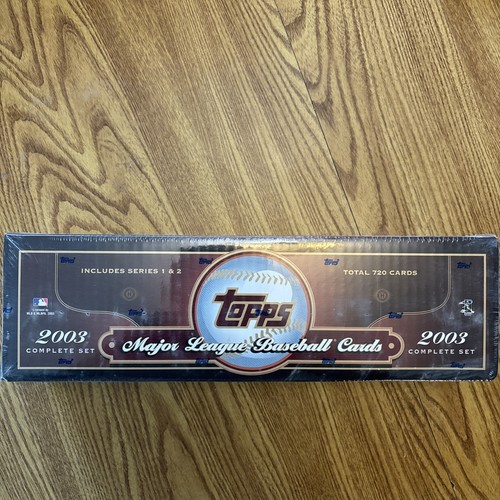 2003 Topps Baseball Complete 720 Card Factory Sealed Set Series I and ...