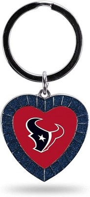 Houston Texans Keychain Color Rhinestone Heart | eBay