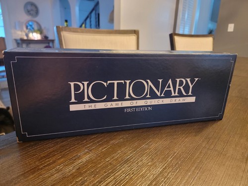 Vintage 1985 Pictionary 1st Edition Game Complete Great Condition Open ...