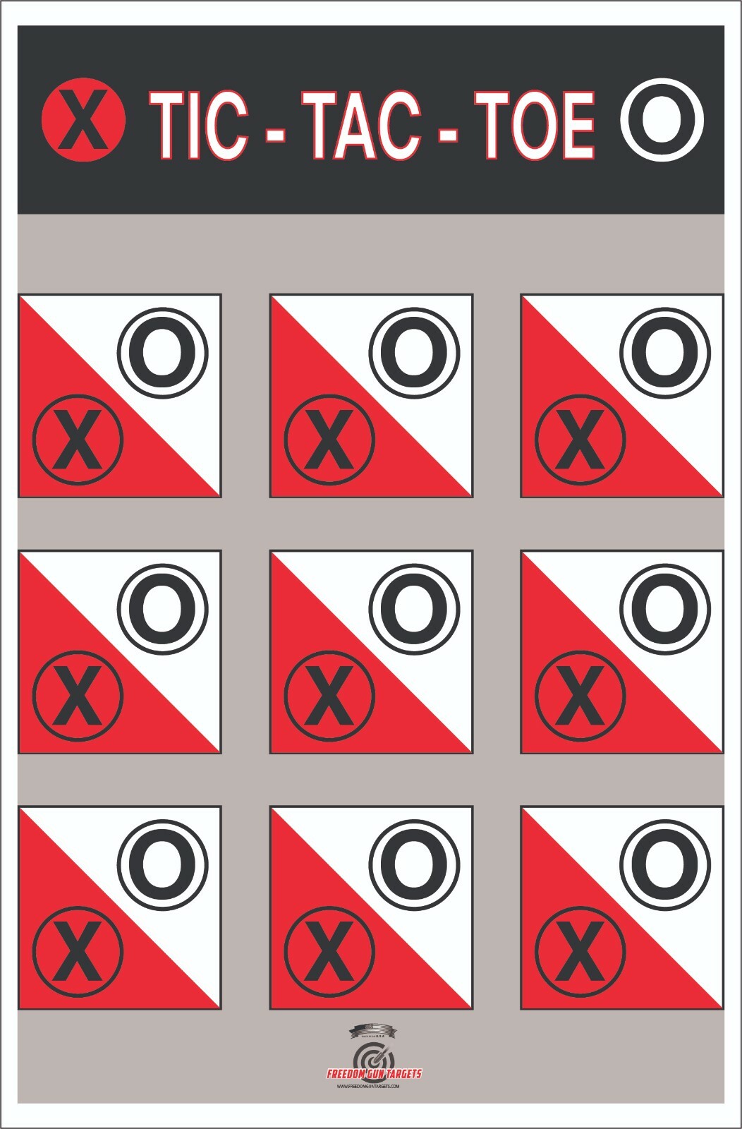 30 Pack Paper Shooting Targets Gun Range Rifle Pistol Variety Game Pack ...