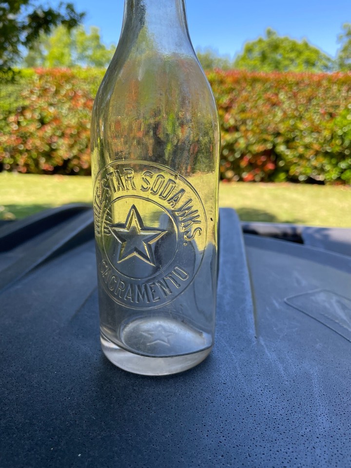 WHITE STAR SODA WKS. SACRAMENTO, CAL. CROWN TOP SODA NICE | eBay