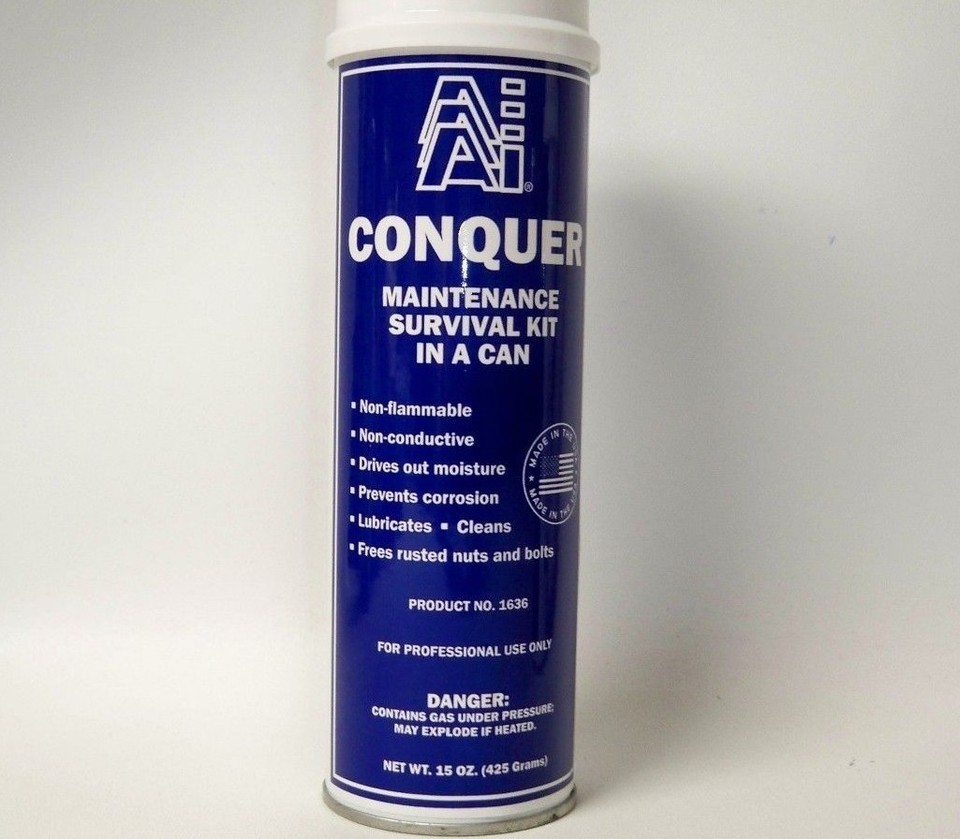 NEW Ai Conquer 4-n-1 Penetrant, Lubricant, Moisture Displacer, Cleaner ...