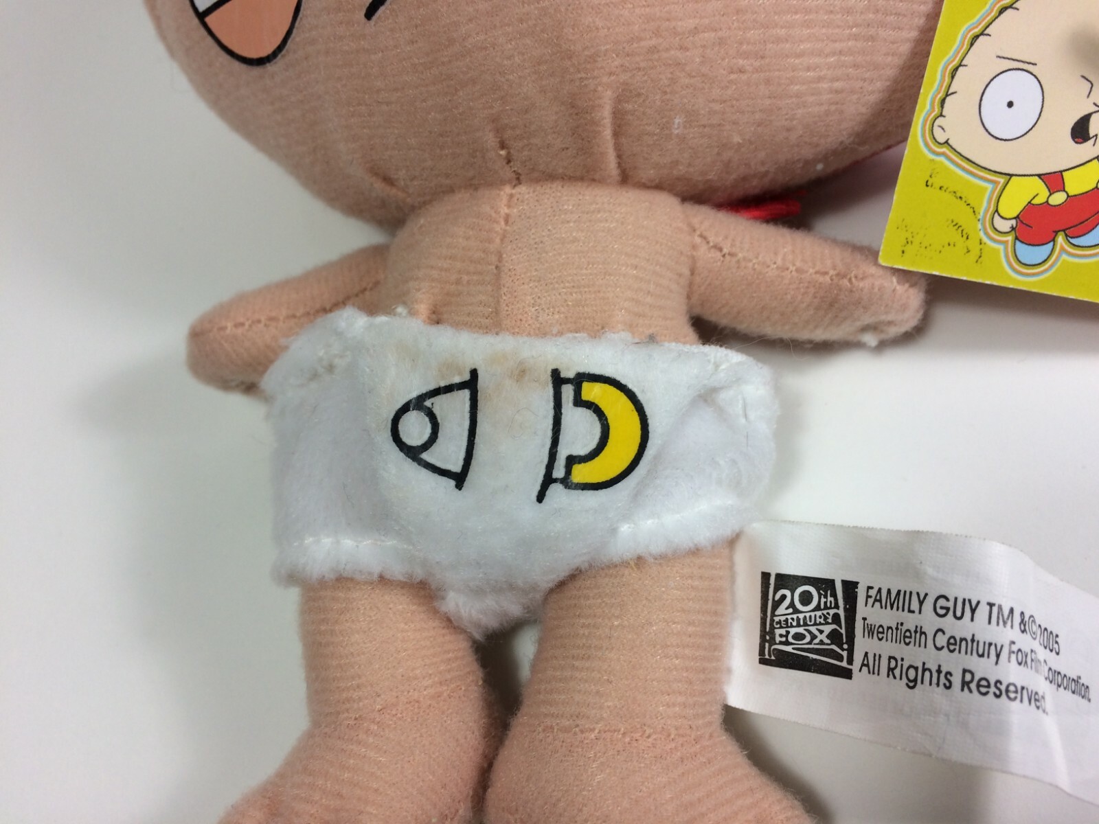 FAMILY GUY 2005 BABY STEWIE DIAPER RAMBO VICTORY SHALL BE MINE PLUSH ...