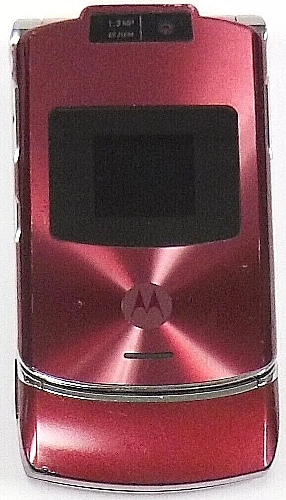 Motorola Razr Flip Phone Red