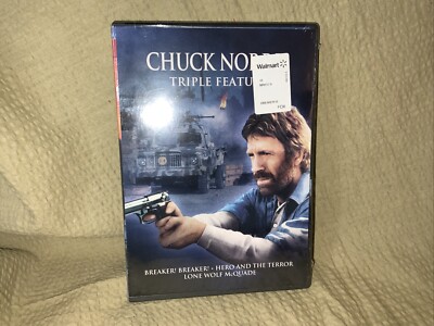 Chuck Norris DVD Triple Feature 3 Disc Set 2012 Movie Film New Sealed ...