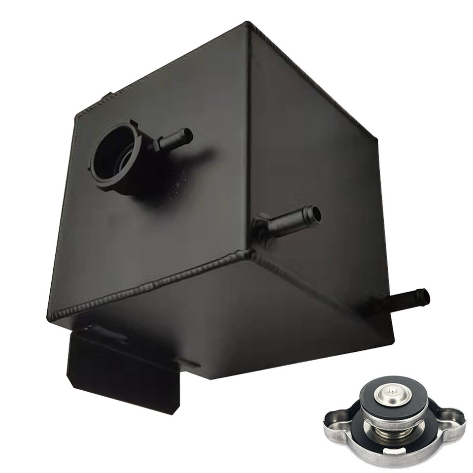 3L Universal Aluminum Overflow Coolant Reservoir Header Tank With Cap ...