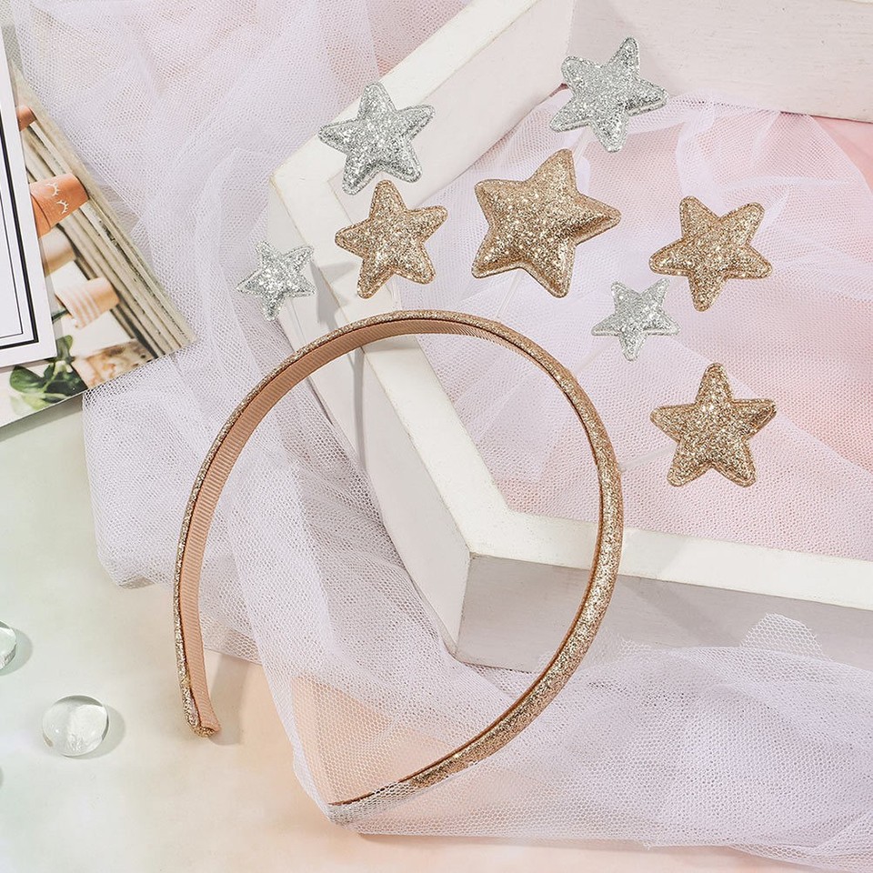 2PCS Five-pointed Star Headbands Xmas Hair Accessories Decorative Hair ...