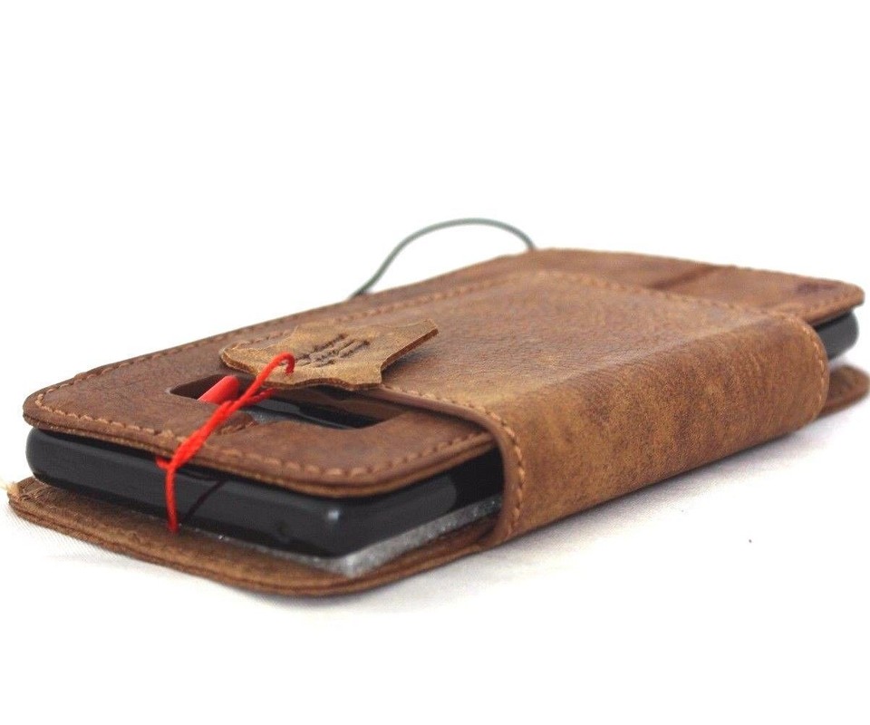 Genuine Full Vintage Leather Case for Galaxy Note 8 Book Wallet ...