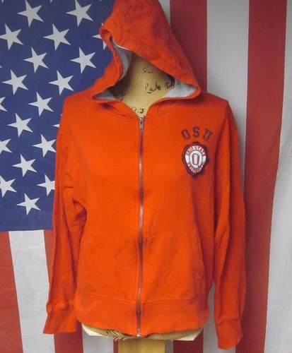 OHIO STATE UNIVERSITY hooded sweatshirt Buckeyes lrg hoodie Izod patch ...