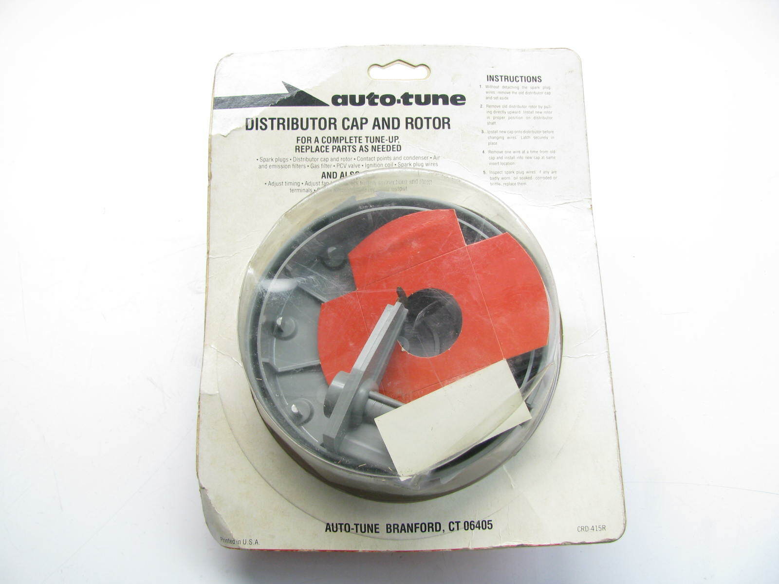 Auto Tune E158 Ignition Distributor Cap & Rotor Kit 1985-1988 Ford 302 ...