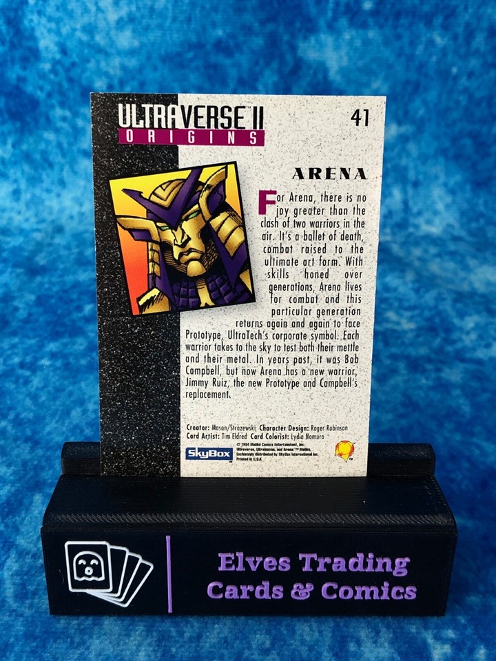 Ultraverse II SINGLE Non-Sport Trading Card by SkyBox 1994 Malibu ...