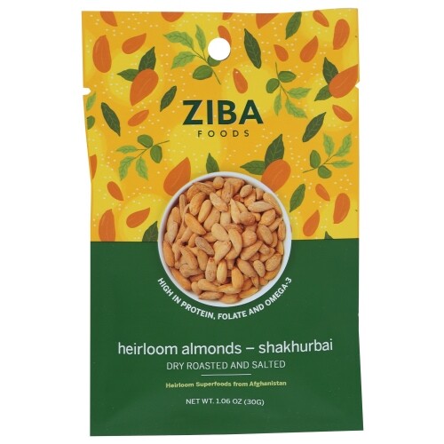 Nut Almond Dry Rstd Sltd 1.06 Oz(Case Of 12) By Ziba Foods | eBay