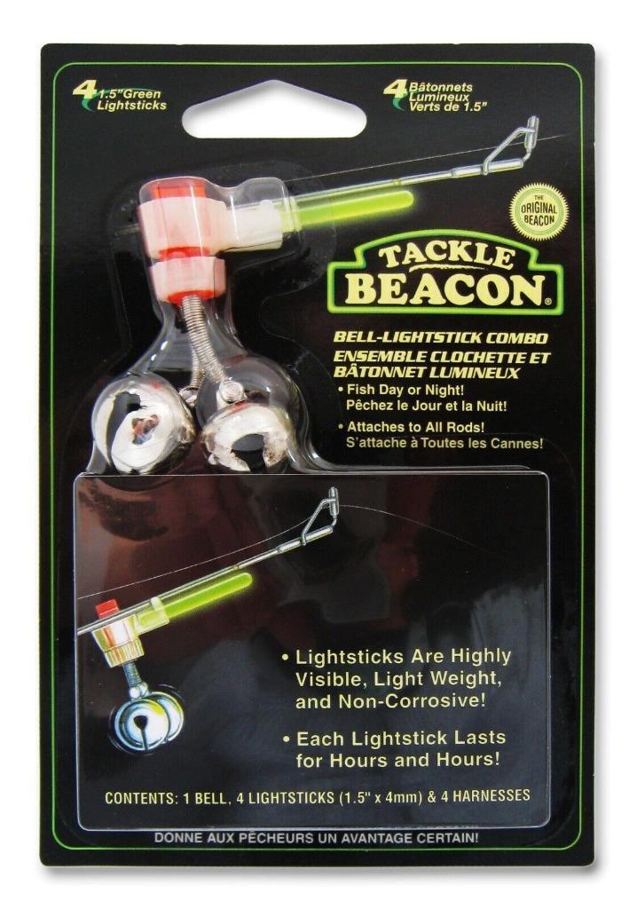 Rod-N-Bobbs Tackle Beacon Bell Lightstick Combo Green Day/Night Fishing ...