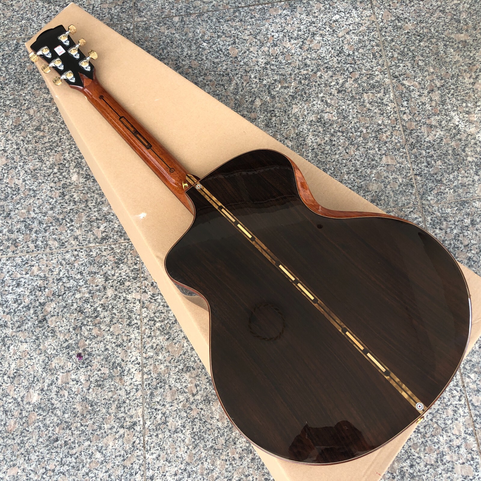 Merida Athena 41 Inch All Solid Wood Acoustic Guitar AAA Solid Spruce ...