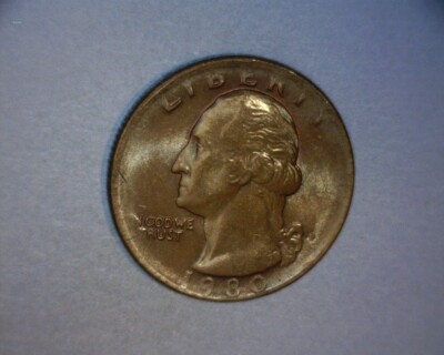 1980 P WASHINGTON QUARTER🌟MISSING THE OBVERSE CLAD LAYER🌟4.8 gr. US ERROR COIN | eBay