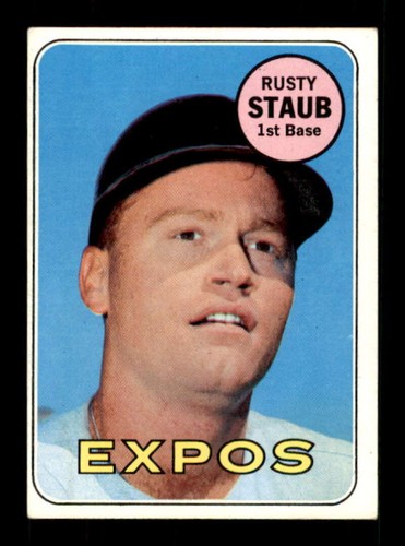 1969 Topps #230 Rusty Staub VGEX Expos UER 562835 | eBay