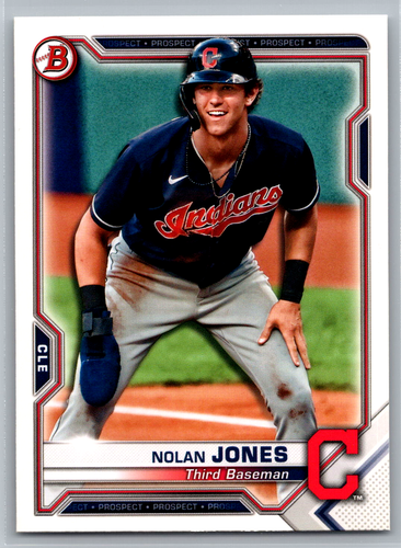 Nolan Jones 2021 Bowman Prospect Card BP-35 Cleveland Guardians | eBay