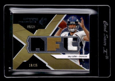2008 SPx Winning Materials AFC/NFC Dual Patch 25 #WMCU Jay Cutler ...