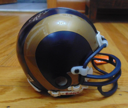 1995 Riddell NFL mini helmet 3 5/8 size St. Louis Rams Auto | eBay