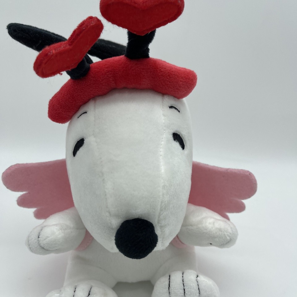 Hallmark Peanuts Valentine's Day Cupid Snoopy Plush Toy Stuffed Animals ...