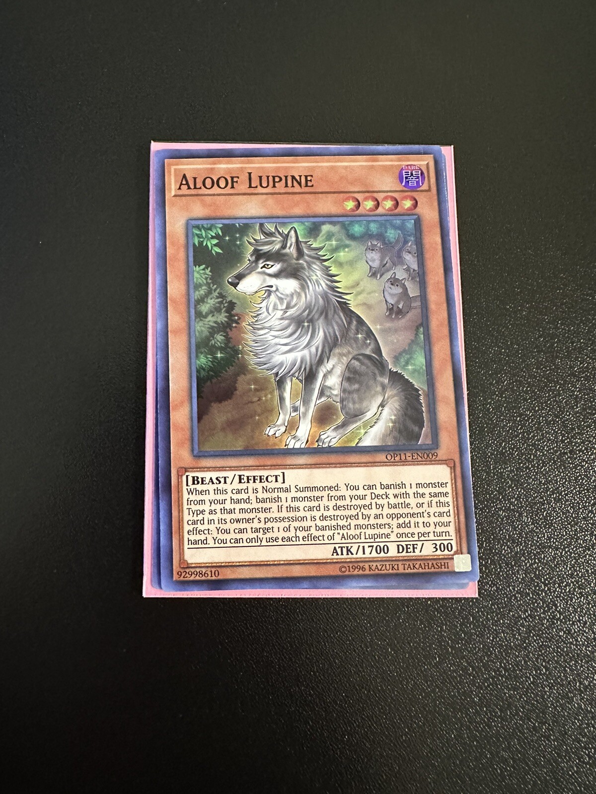 Yugioh Aloof Lupine OP11-EN009 Super Rare LP | eBay