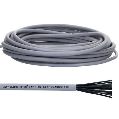 10 Mètres De Câble Lapp 1119802 Ölflex Classic 110 2X0,75mm² Fil Cuivre ...