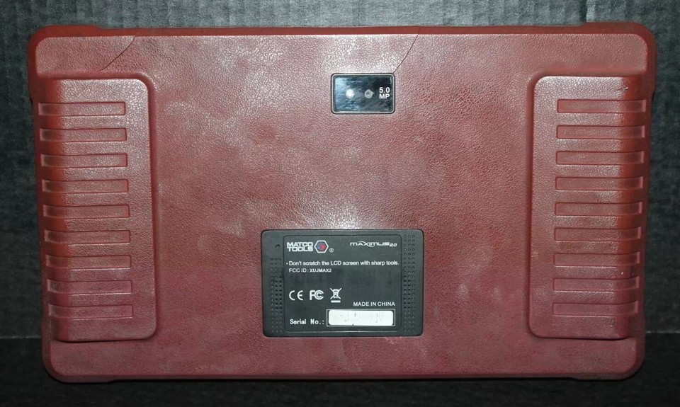 Matco Maximus 2.0 Automotive OBD2 Scanner Tablet Docking Station 16 Pin ...