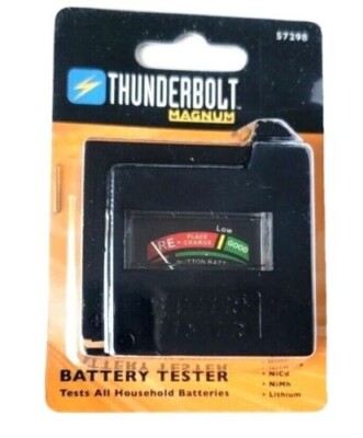 NEW THUNDERBOLT MAGNUM Household Battery Tester | eBay