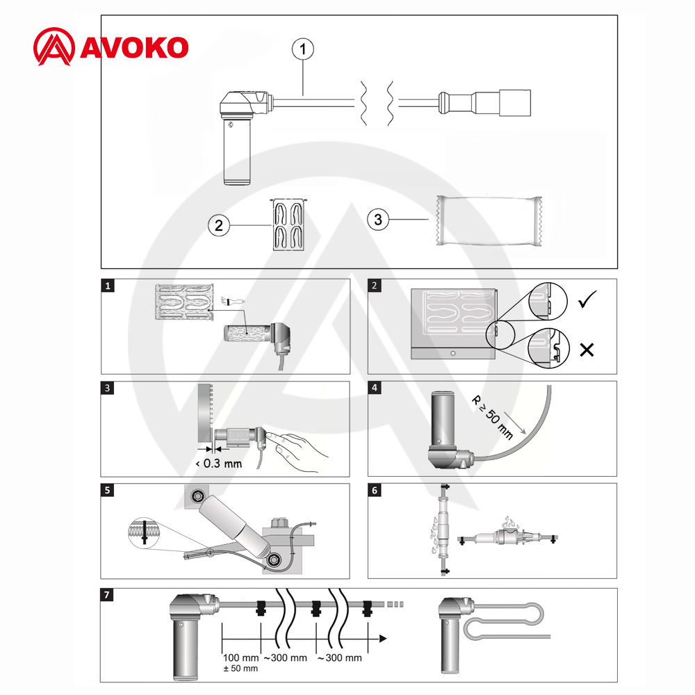 Truck Wheel Speed ABS Sensor For Meritor WABCO 4410328140 4410329672 ...
