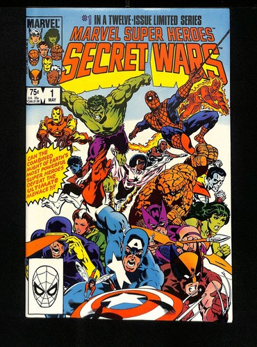 Marvel Super-Heroes Secret Wars #1 NM+ 9.6 Mike Zeck Cover! War Begins ...