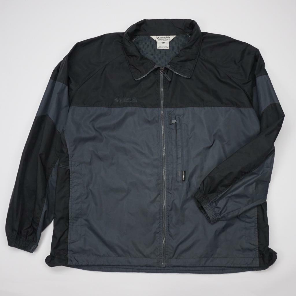 COLUMBIA Packable Vented Full Zip Lightweight Jacket w/ Stowable hood ...