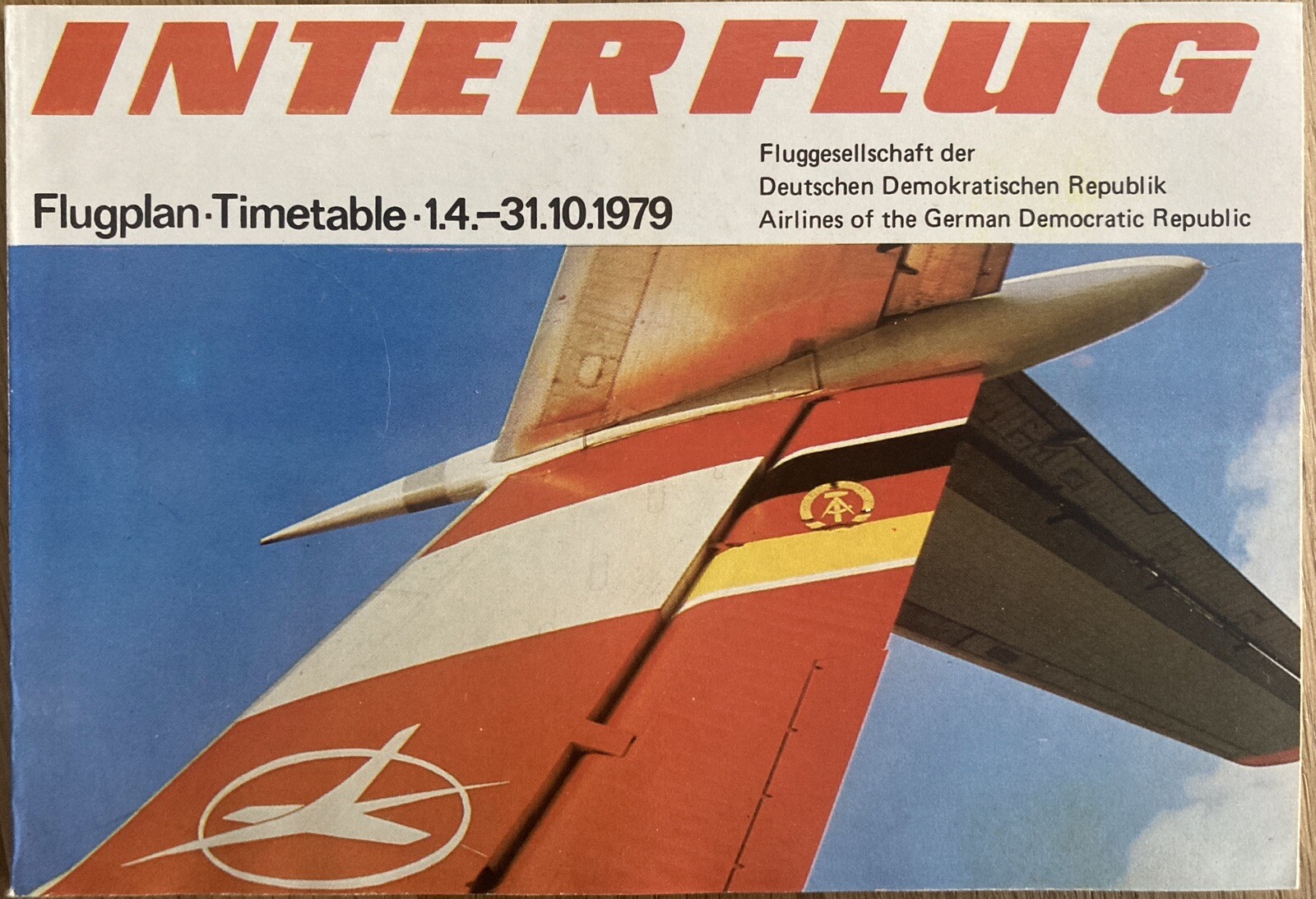 INTERFLUG AIRLINES TIMETABLE SUMMER 1979 IL18 IL62 SEAT CHART | eBay